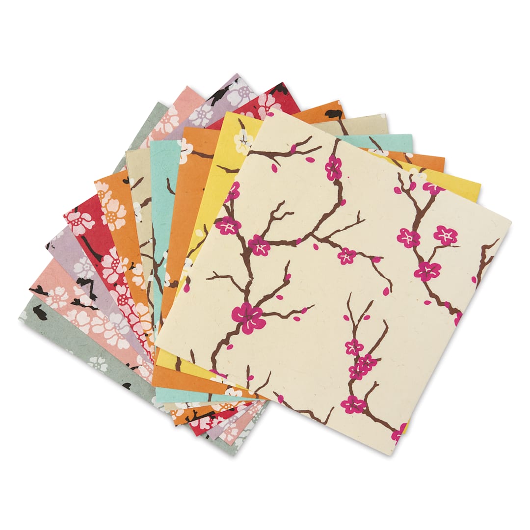 Lotka Origami Paper Packs - 6" x 6", Blossom, Pkg of 20 Sheets | BLICK ...