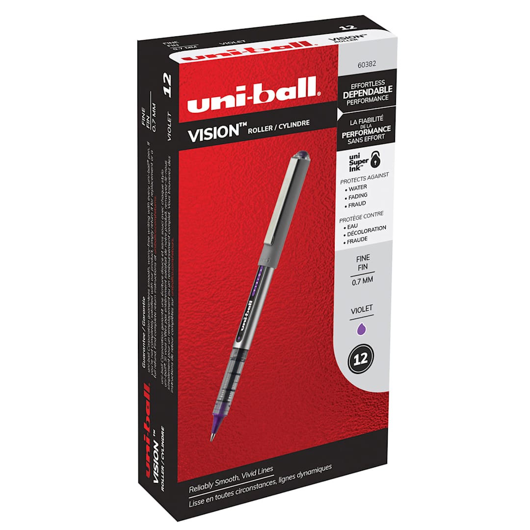 uniball Vision Pen Violet | BLICK Art Materials