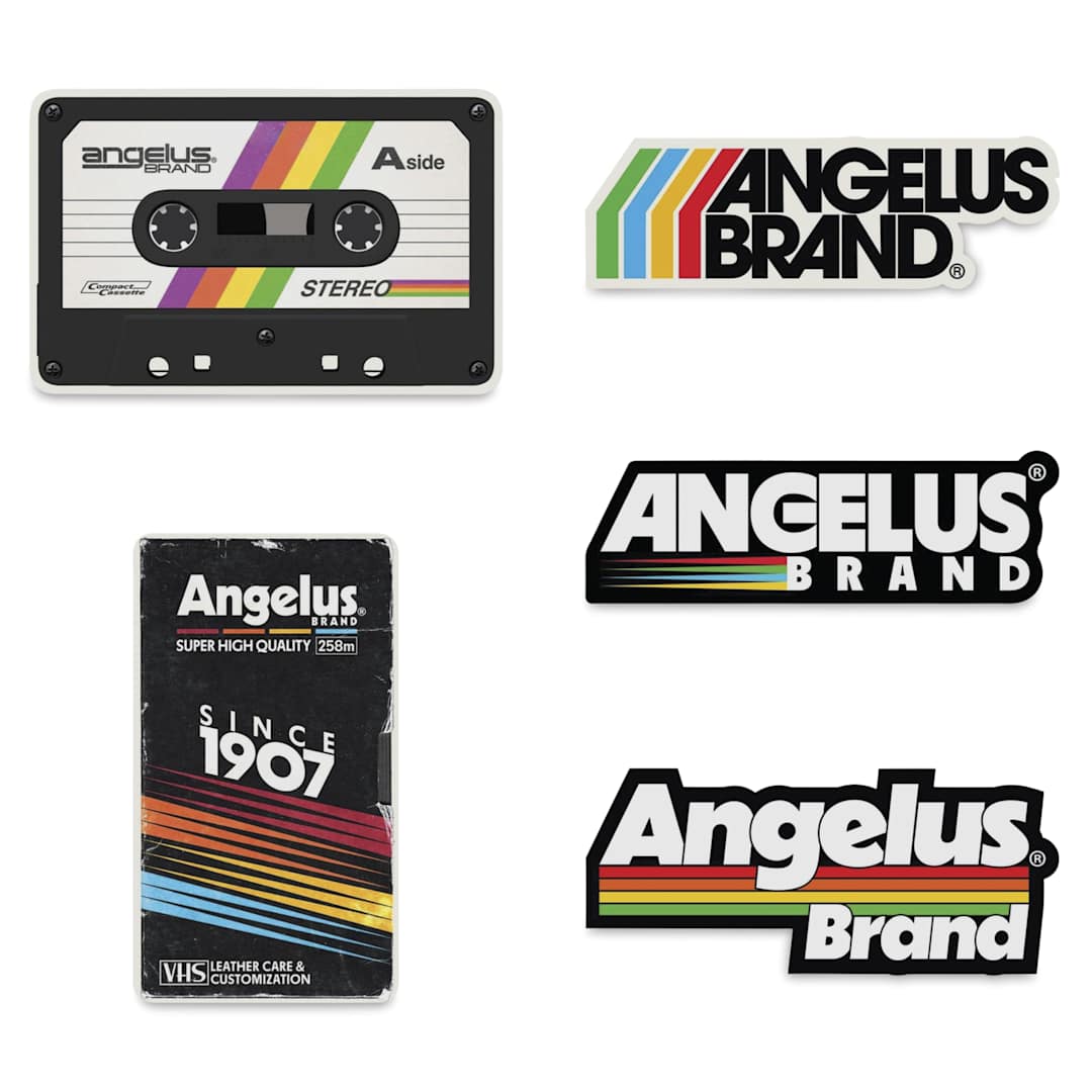 Angelus Sticker Pack - KXDGraphics, Set of 5 | BLICK Art Materials