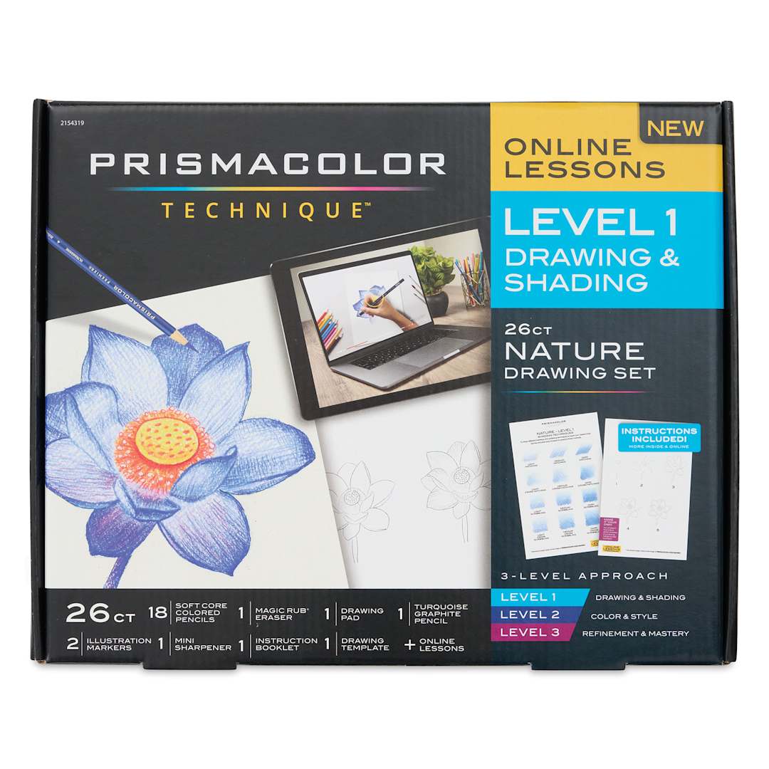 Prismacolor Technique Nature Drawing Set - Level 1, Drawing & Shading ...