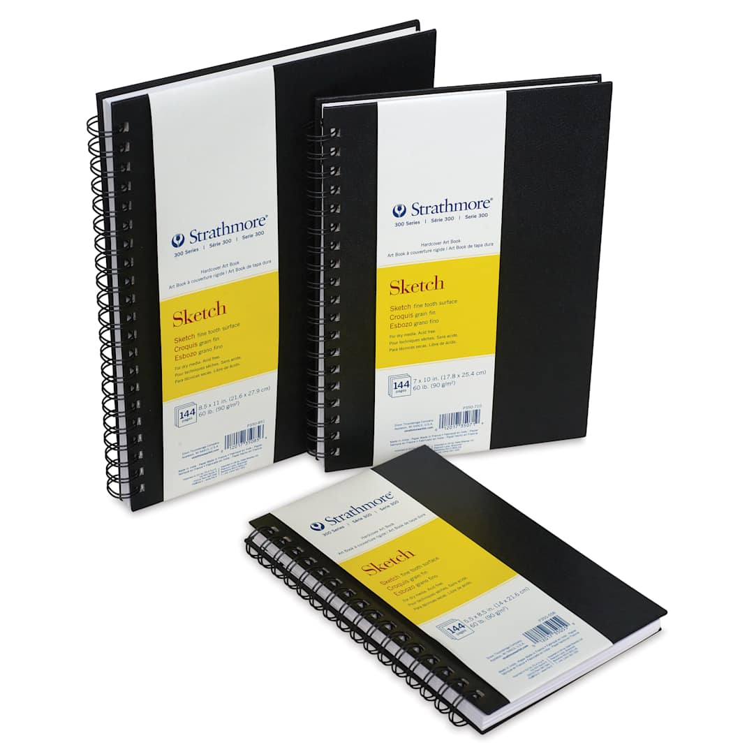 Strathmore 300 Series Sketch Hardcover Wirebound Art Books | BLICK Art ...