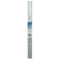 Westcott Metal Zero Centering Ruler - 18" | BLICK Art Materials