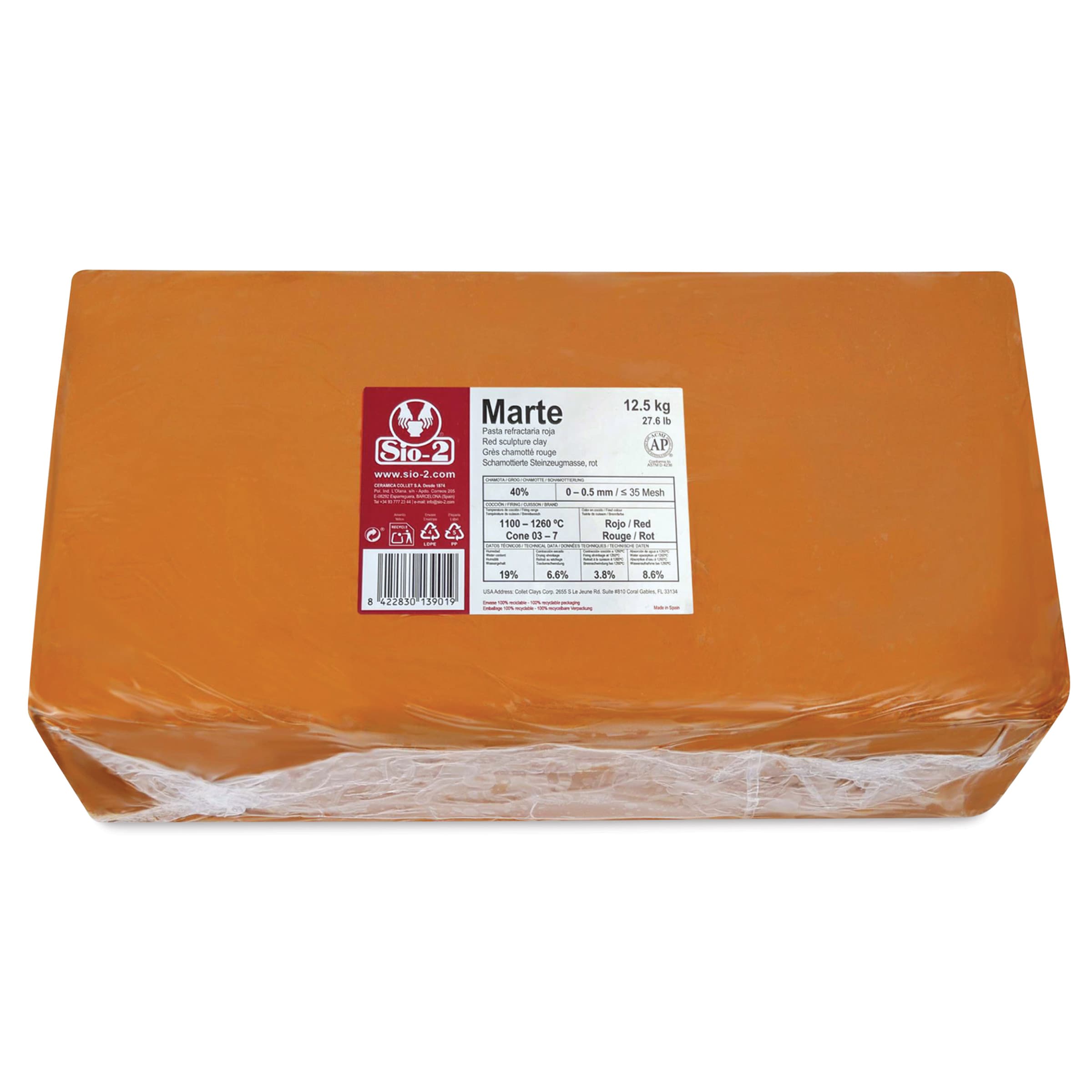 Sio-2 Marte Red Sculpture Clay | BLICK Art Materials