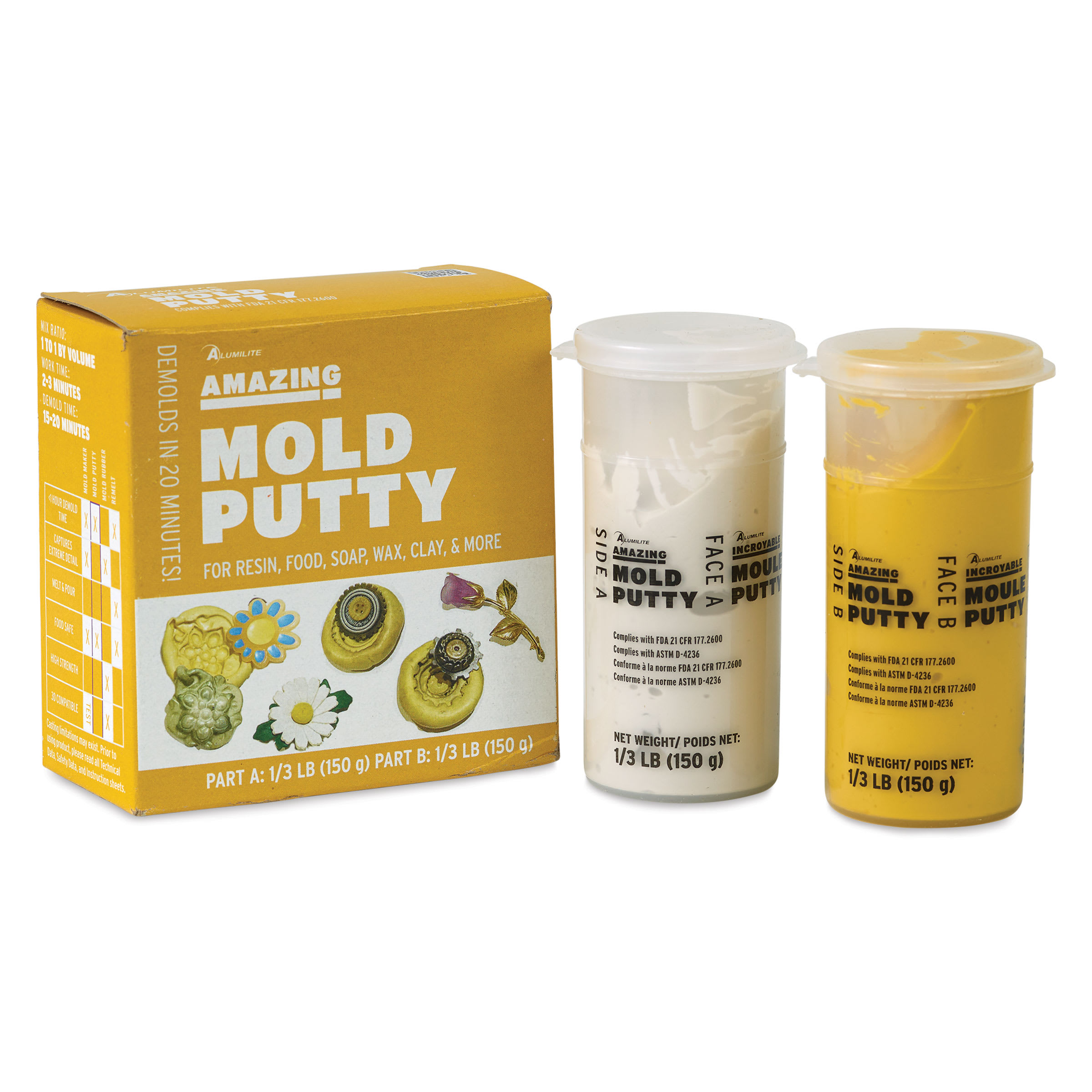 Alumilite Amazing Mold Putty - 2/3 lb | BLICK Art Materials