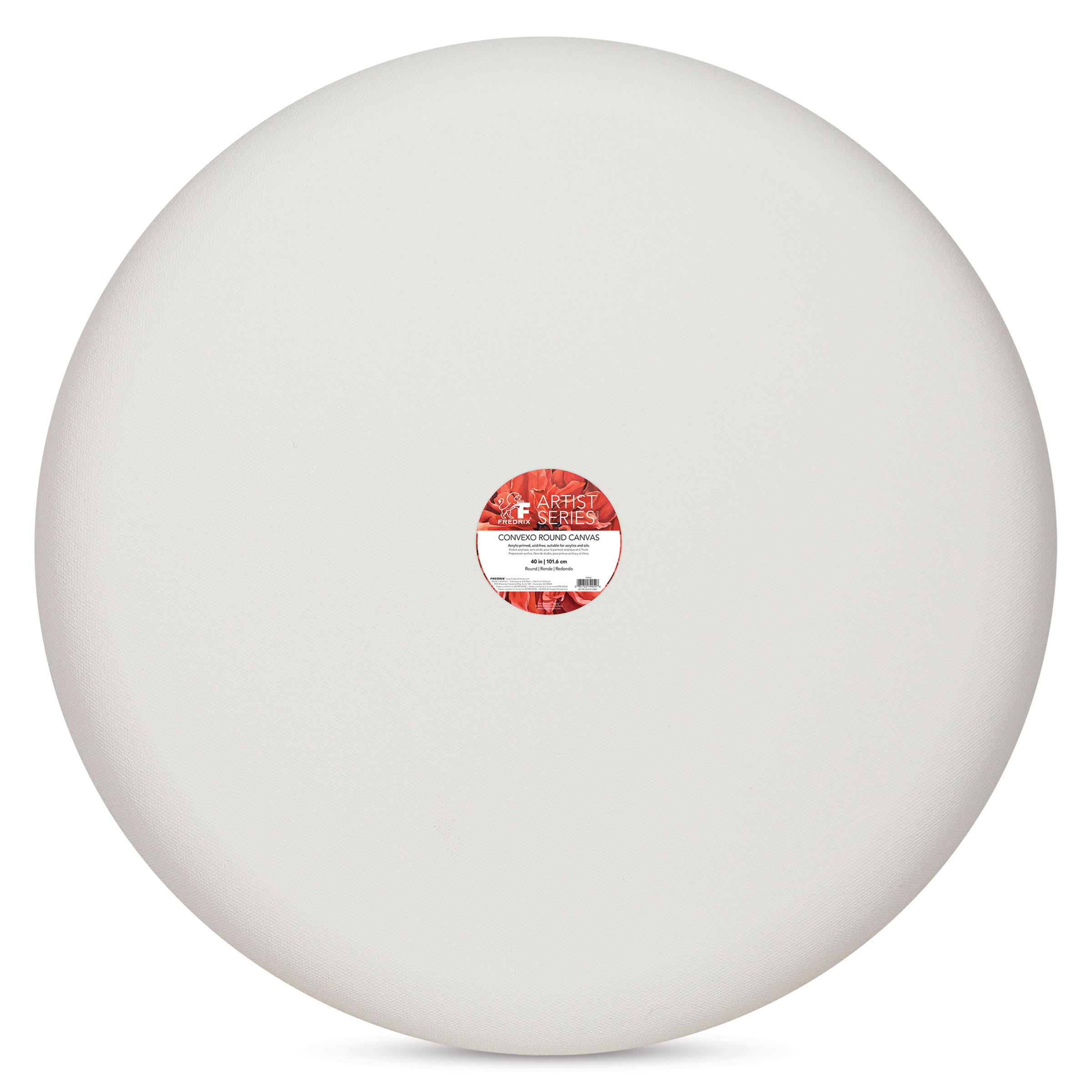 Fredrix Convexo Canvas - 40", Round | BLICK Art Materials