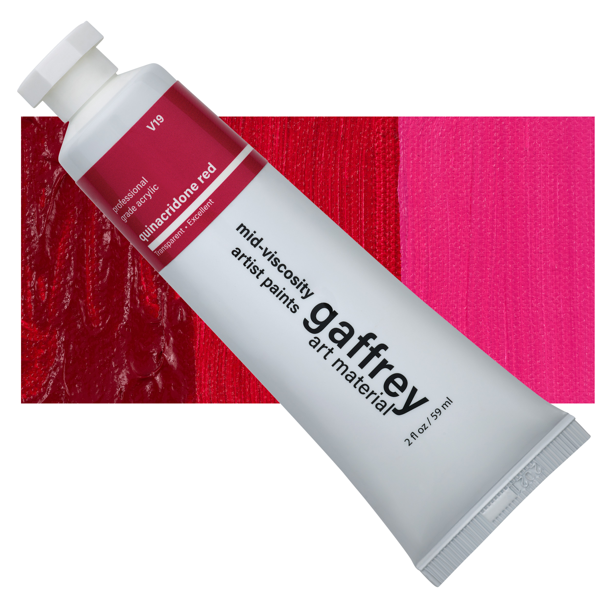 Gaffrey Art Material Standard Body Acrylic Paint - Quinacridone Red, 59 ...