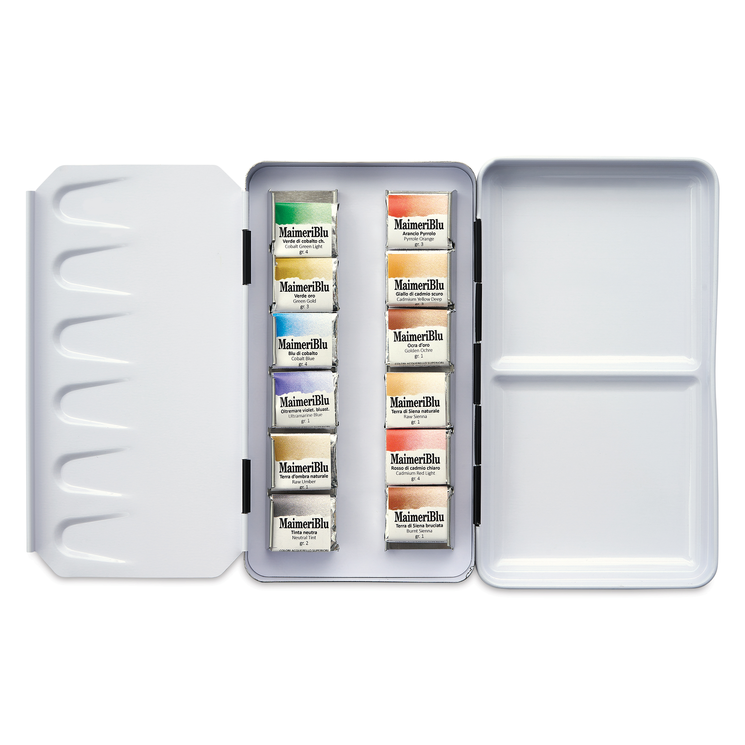 Maimeri Blu Half-Pan Watercolor Set | BLICK Art Materials