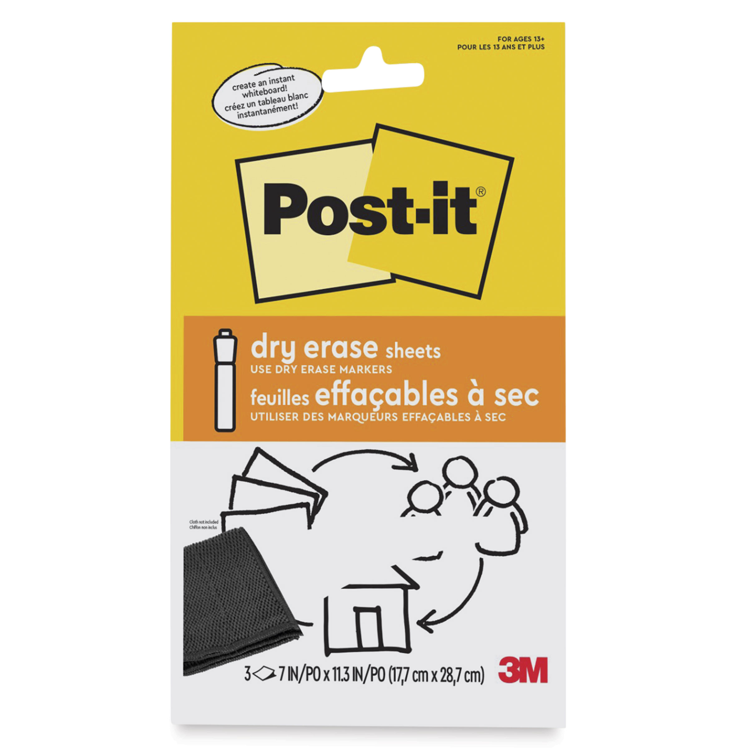 Post-it Dry Erase Sheets | BLICK Art Materials
