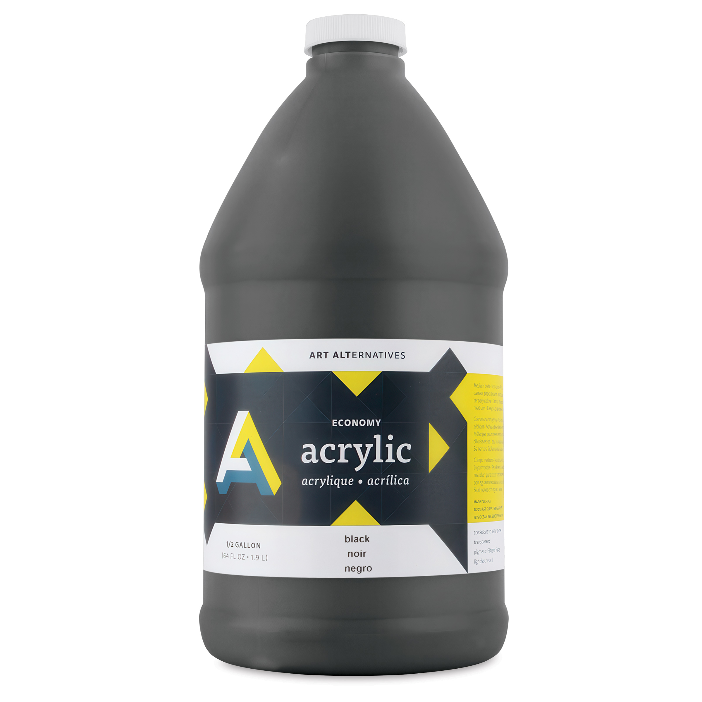 Art Alternatives Economy Acrylic 64 oz., Black | BLICK Art Materials
