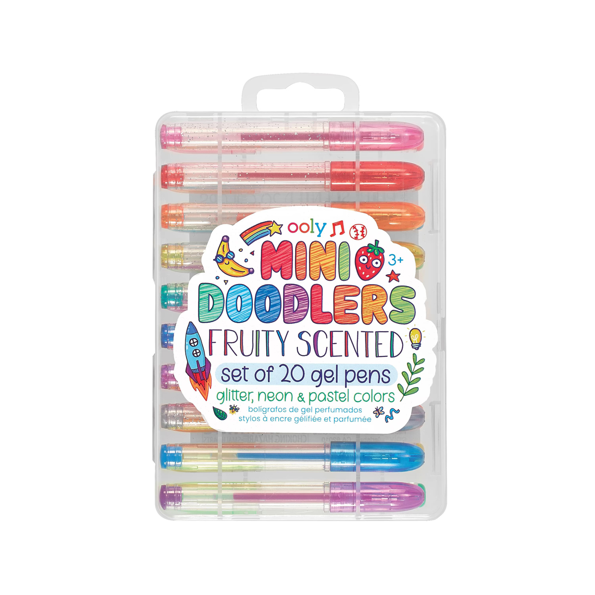 Mini Doodlers Fruity Scented Gel Pen Set 20-Color Pen Set | BLICK Art ...