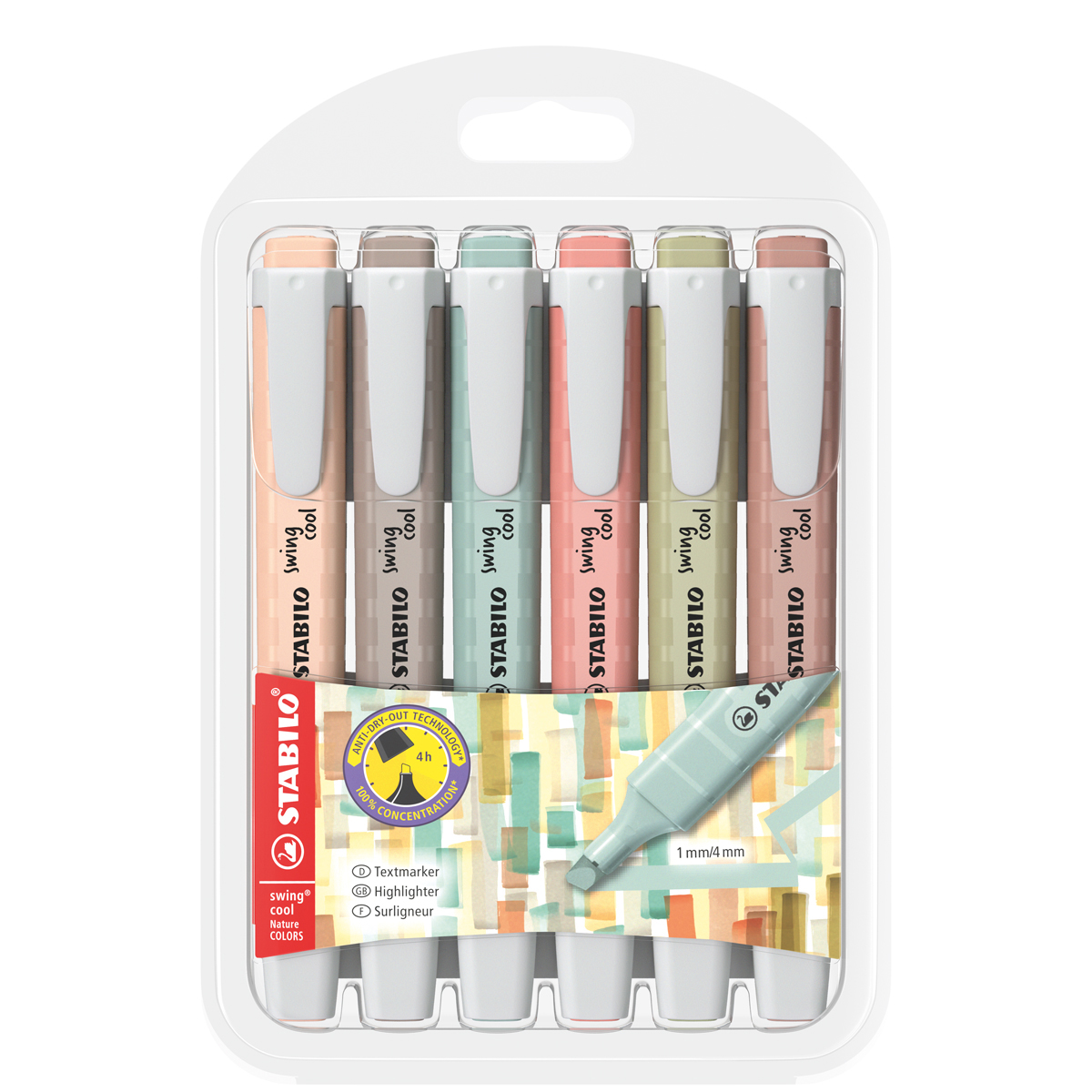 swing cool NatureCOLORS Sets 6-Color Set (Mud Green, Earth Green, Umber ...