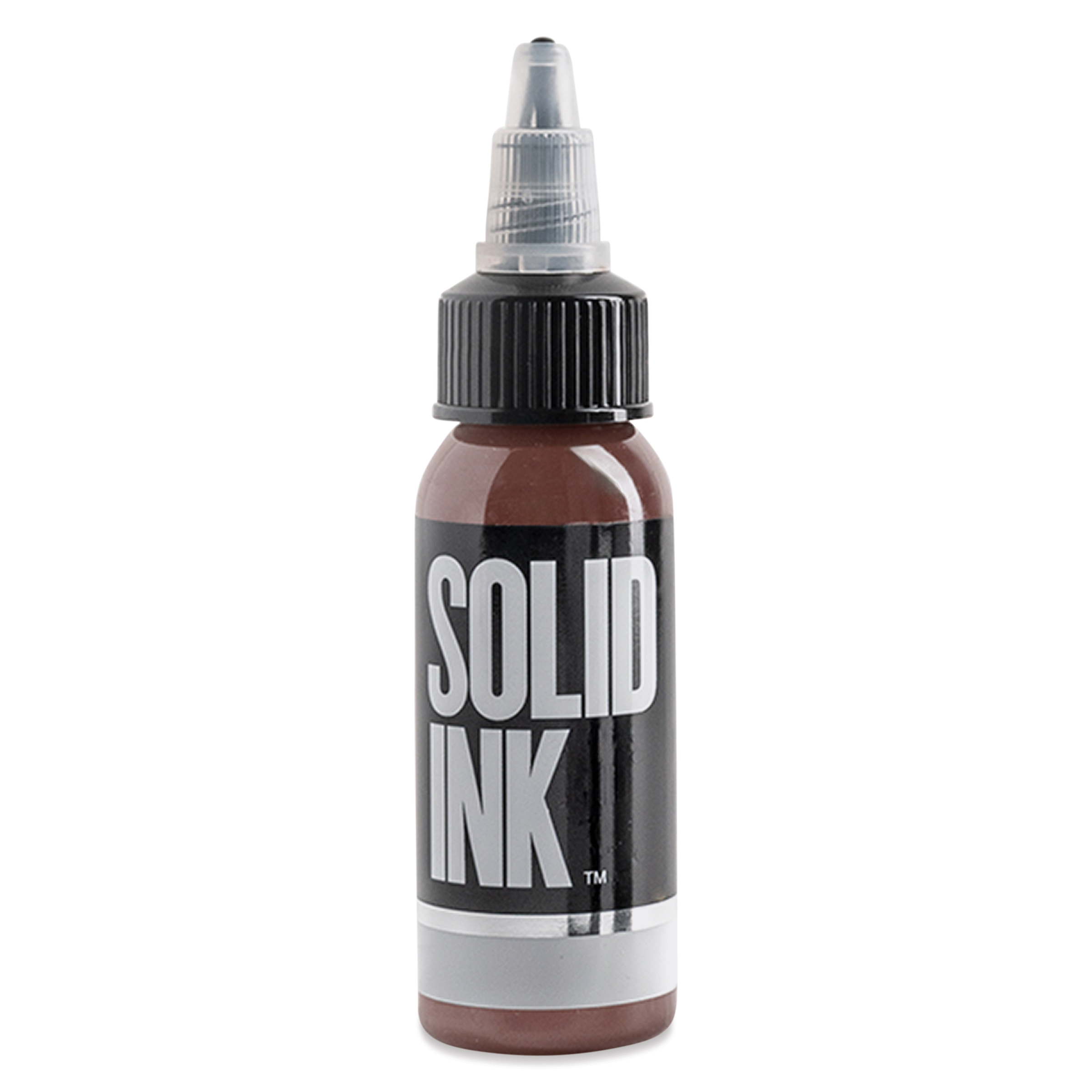 Solid Ink Tattoo Inks - Brown, 1 oz bottle | BLICK Art Materials