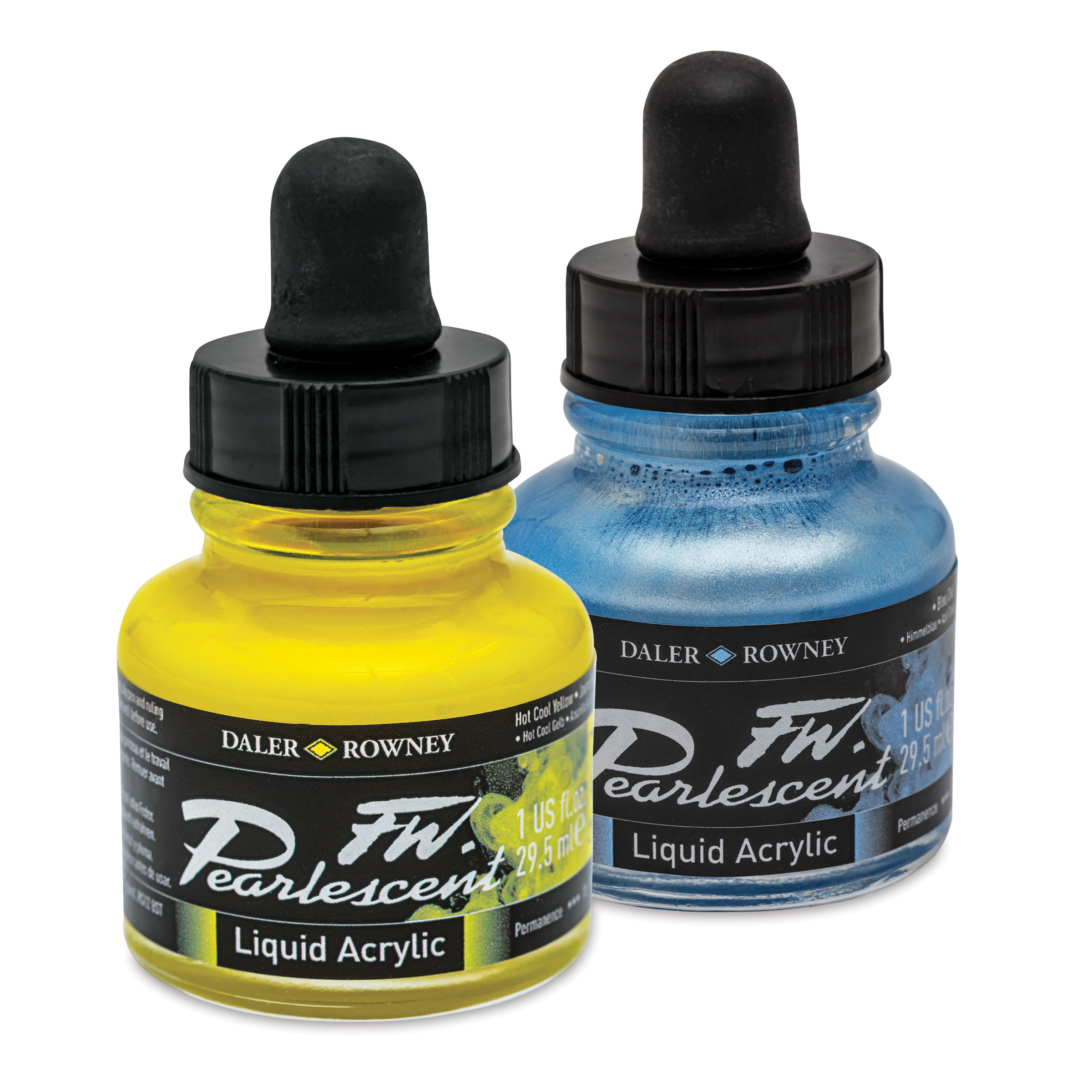 Daler-Rowney FW Pearlescent Liquid Acrylic Artists' Inks | BLICK Art ...