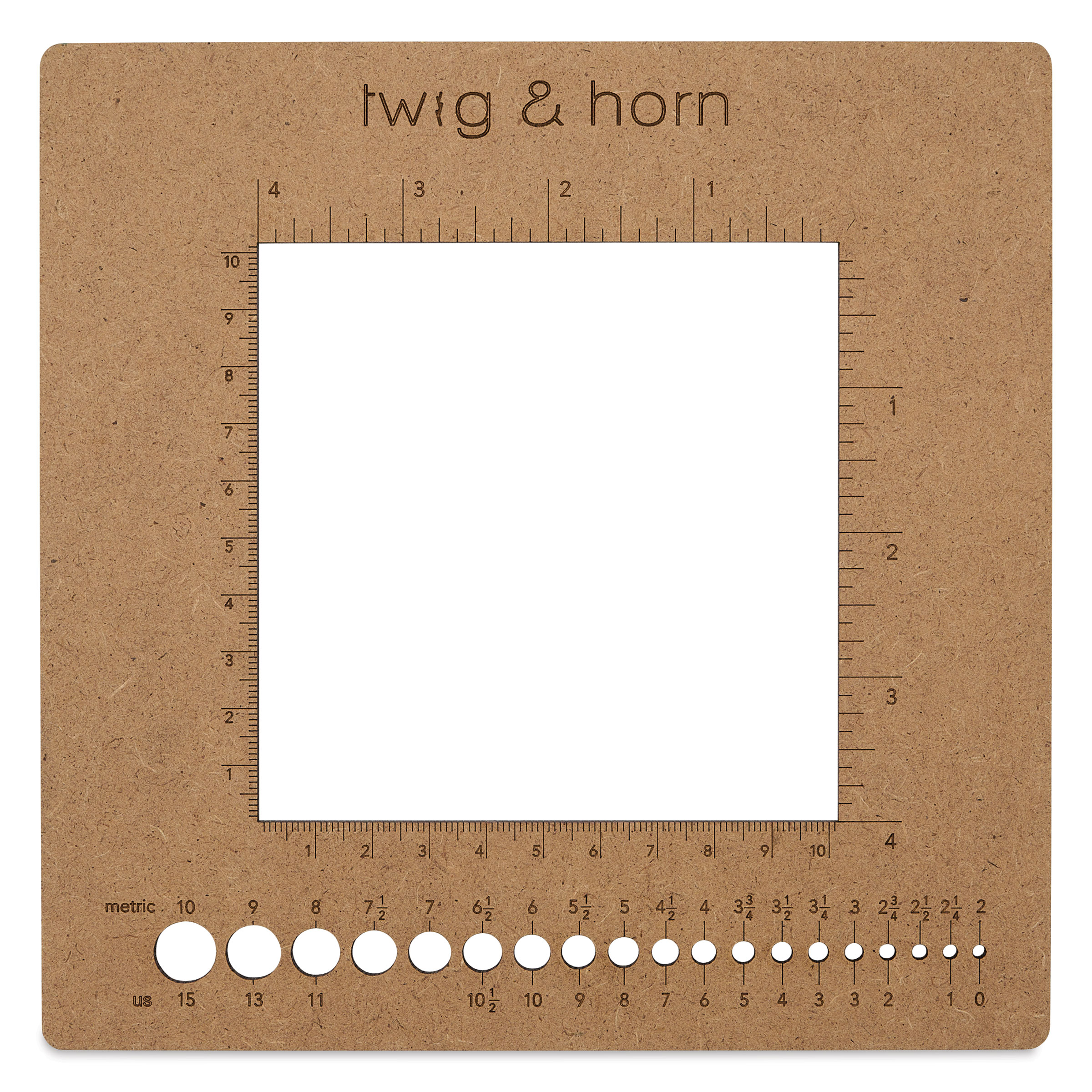 Twig & Horn Square Gauge Ruler | BLICK Art Materials